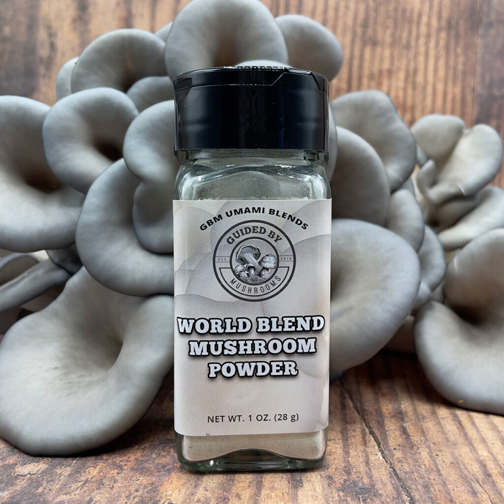 World Blend Oyster Mushroom Powder - Guided By Mushrooms