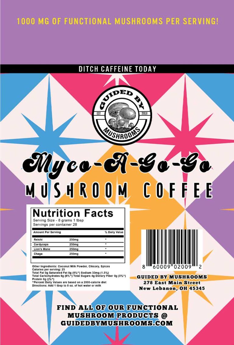 Myco-A-Go-Go Mushroom Coffee - Guided By Mushrooms